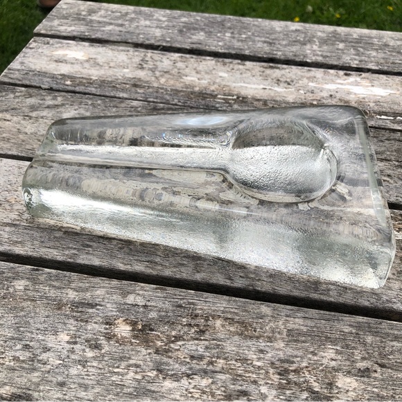 Accents | Vintage Mcm Blenko Keyhole Cigar Ashtray Mid Century Ice ...